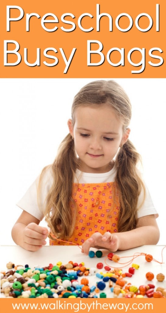 Preschool Activity Bags - Walking by the Way