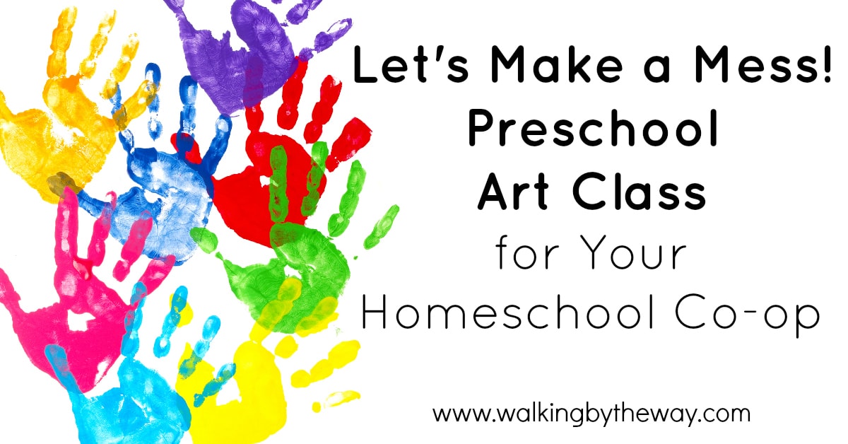 Let's Make a Mess Preschool Process Art Class