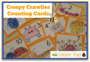 Creepy Crawlies Counting Cards - Walking by the Way