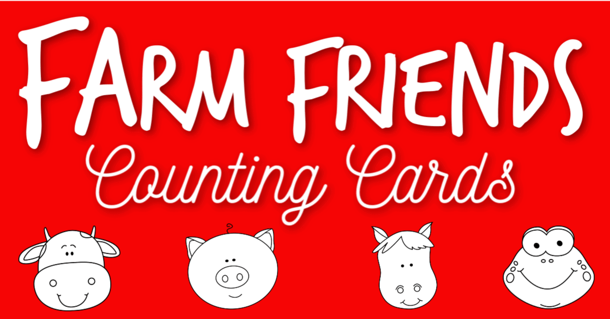 Farm Friends Counting Cards - Walking by the Way
