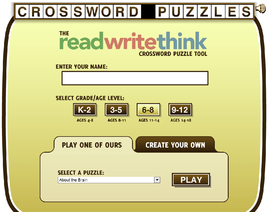 Inspire Your Student To Write With ThinkReadWrite s Crossword Puzzle Inspire Your Student To Write With ThinkReadWrite s Crossword Puzzle