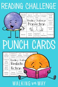 Reading Challenge Punch Cards - Walking by the Way