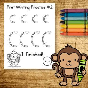 Pre-Writing Practice Pages for Preschool: Large Edition - Walking by ...