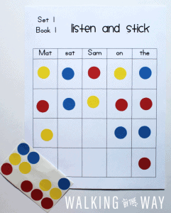 BOB Books Printables for Set 1, Book 1 - Walking by the Way