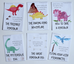 Dinosaur Writing Prompt Cards - Walking by the Way