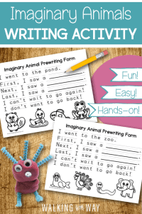 Imaginary Animal Writing Activity - Walking by the Way