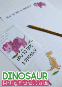 Dinosaur Writing Prompt Cards - Walking by the Way