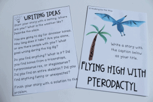 Dinosaur Writing Prompt Cards - Walking by the Way