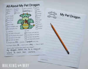 Write a Character Sketch: My Pet Dragon - Walking by the Way