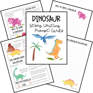 Dinosaur Writing Prompt Cards - Walking by the Way