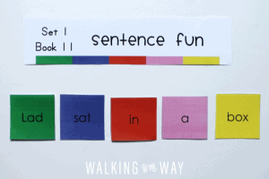 BOB Books Printables for Set 1, Book 11 - Walking by the Way