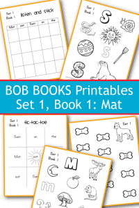 BOB Books Printables for Set 1, Book 1 - Walking by the Way