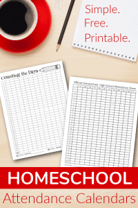 Track Your Homeschool Year with This Printable Chart - Walking by the Way