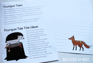 How to Write a Pourquoi Tale - Walking by the Way
