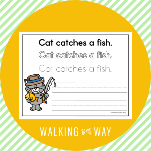 Simple Animal Sentences for Handwriting Practice - Walking by the Way