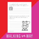 Bible Verses About Love Copywork - Walking by the Way