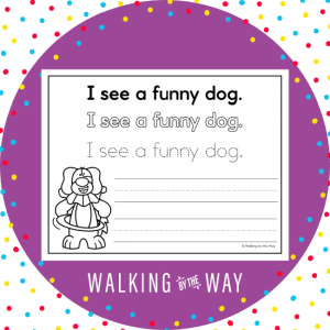 Circus Sentences for Handwriting Practice - Walking by the Way