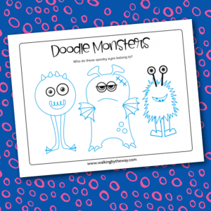 Monster Writing Prompts for Kids - Walking by the Way