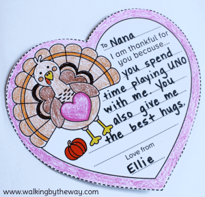 Teach Gratitude with This Easy Writing Activity - Walking by the Way