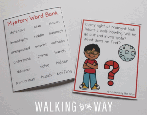 Mystery Writing Prompts for Kids - Walking by the Way