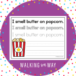 Circus Sentences for Handwriting Practice - Walking by the Way