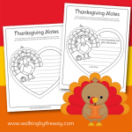 Teach Gratitude with This Easy Writing Activity - Walking by the Way