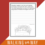 We Gather Together Copywork - Walking by the Way