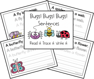 Bugs Handwriting Sentences to Copy - Walking by the Way
