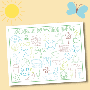 Free Summer Drawing Prompts for Kids - Walking by the Way