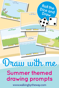 Free Summer Drawing Prompts for Kids - Walking by the Way
