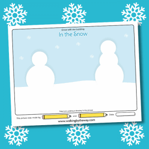 Free Winter Drawing Prompts for Kids - Walking by the Way