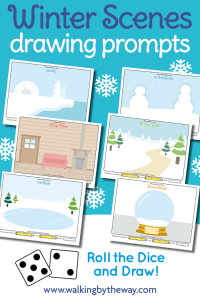 Free Winter Drawing Prompts for Kids - Walking by the Way