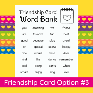 Free Printable Friendship Card for Kids - Walking by the Way