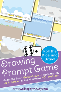 Free Drawing Prompt Game for Kids - Walking by the Way