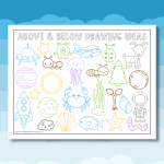 Free Drawing Prompt Game for Kids - Walking by the Way