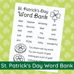 Free Printable St Patrick's Day Card for Kids - Walking by the Way